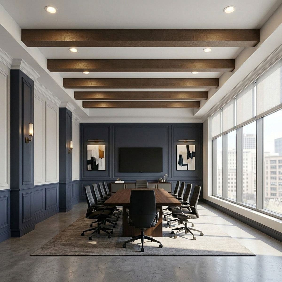 Cherry Faux Wood Beams - The Best Picture Of Beam