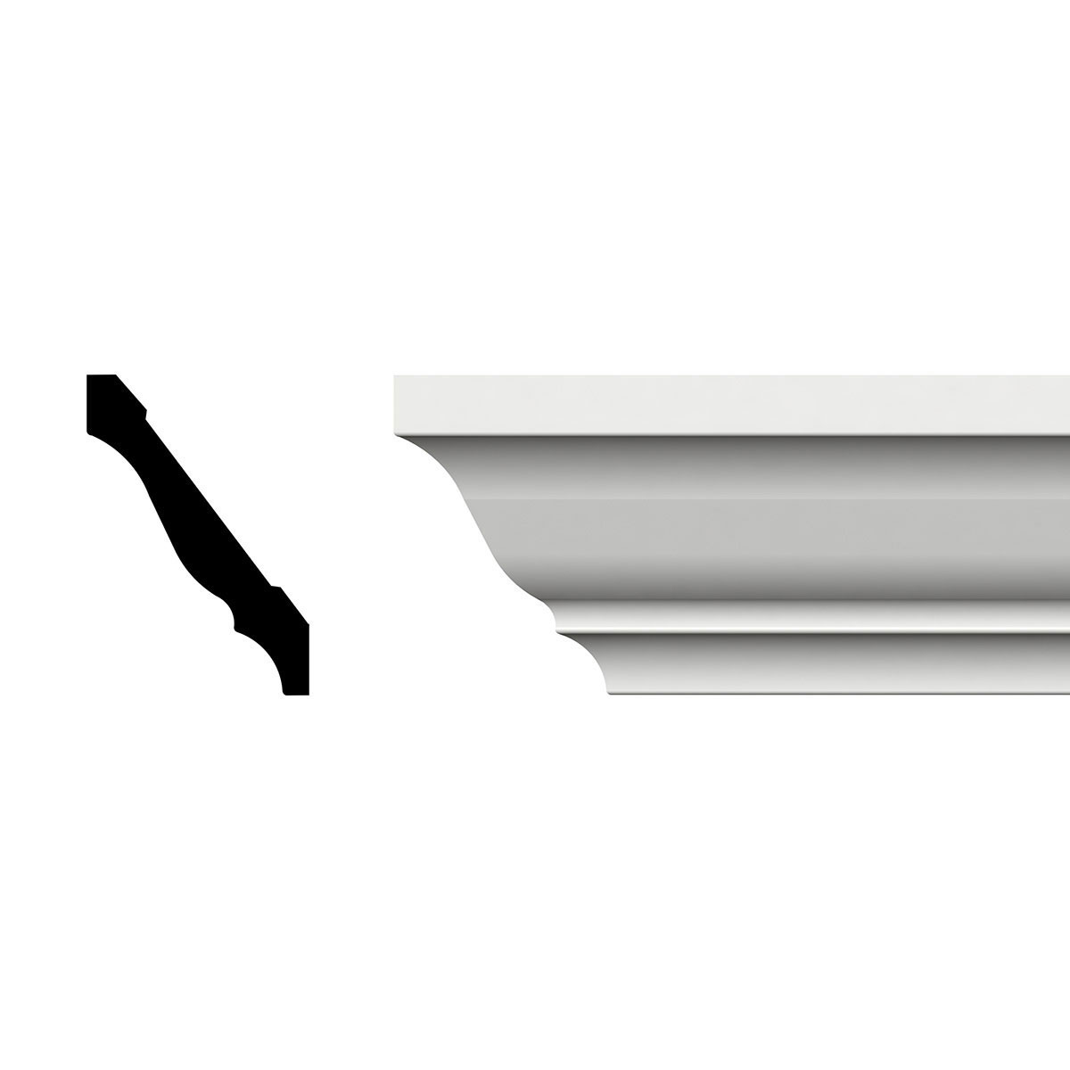 Multi Piece Crown Molding Item # 537 3 1/2" X 2 3/16" Dentil Crown