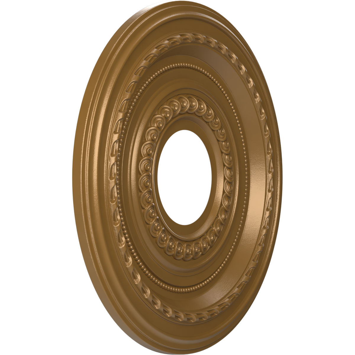 Antique Bronze Ceiling Medallion Ekena Millwork CM20BE1WSS Endurathane