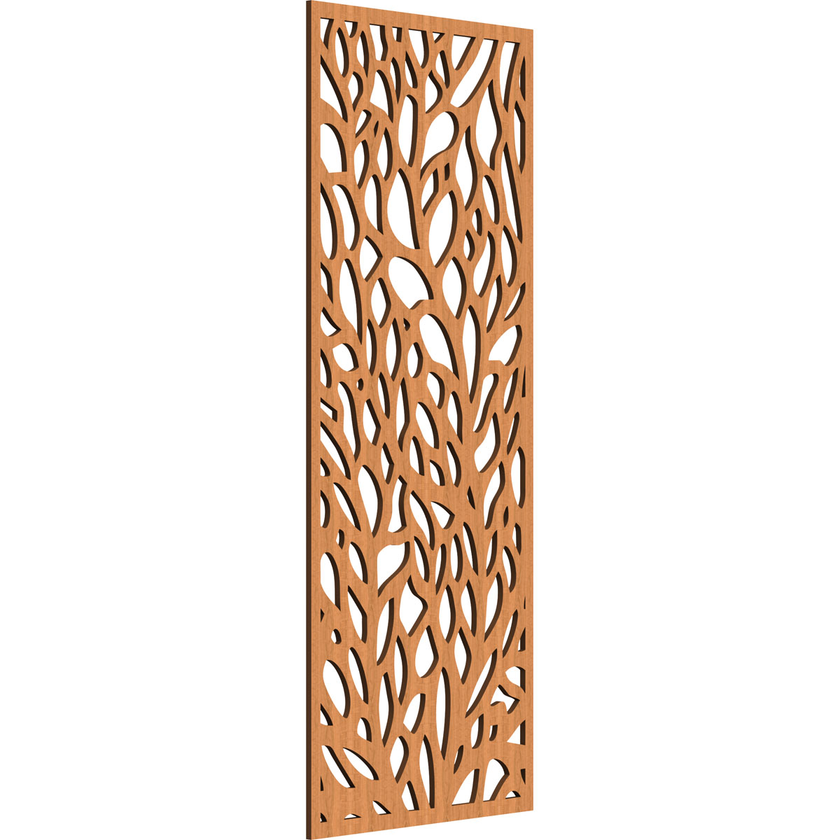 Bay Decorative Pierced Fretwork Wood Wall Panels, 21 3/8"W x 54 3/8"H x ...