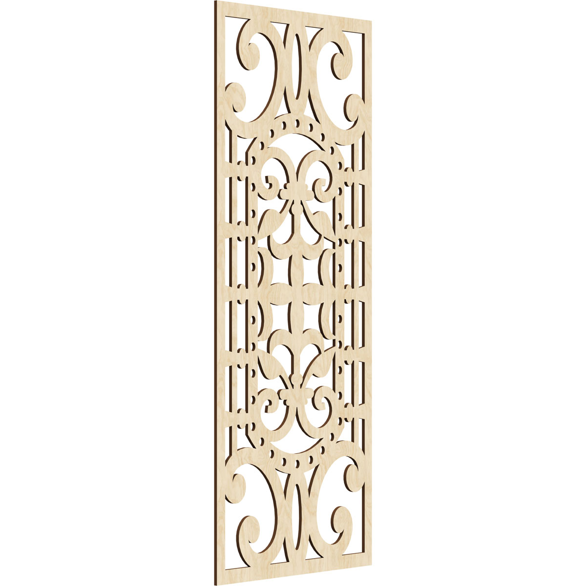 Bloomsburg Decorative Pierced Fretwork Wood Wall Panels, 21 3/8"W x 54 ...