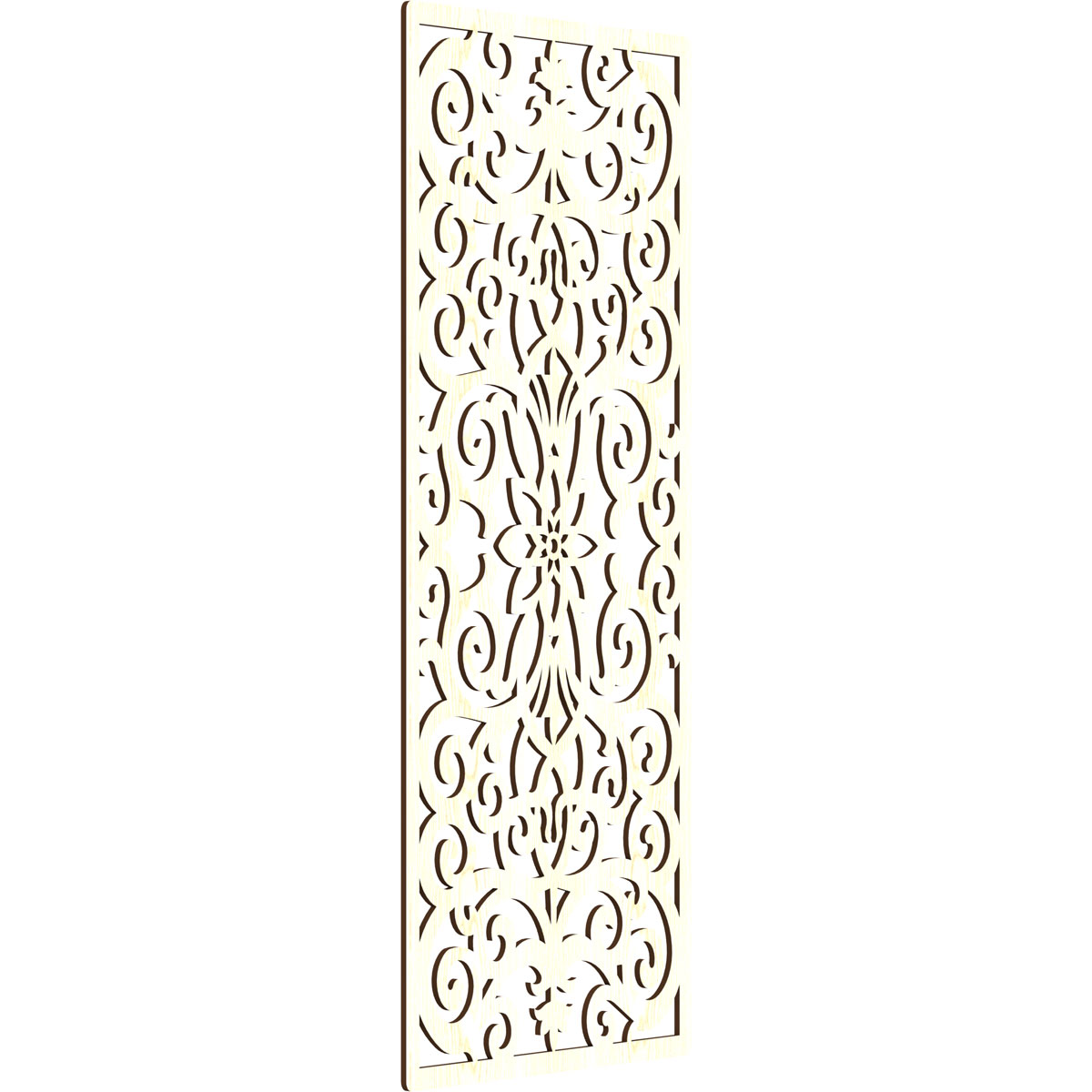 Buel Decorative Pierced Fretwork Wood Wall Panels, 21 3/8"W x 54 3/8"H ...