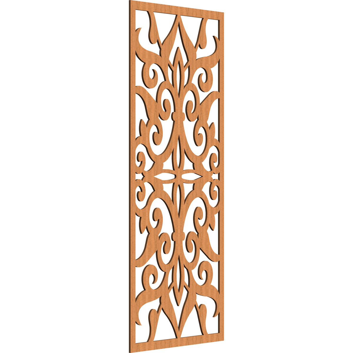 Ellington Decorative Pierced Fretwork Wood Wall Panels, 21 3/8"W x 54 3 ...