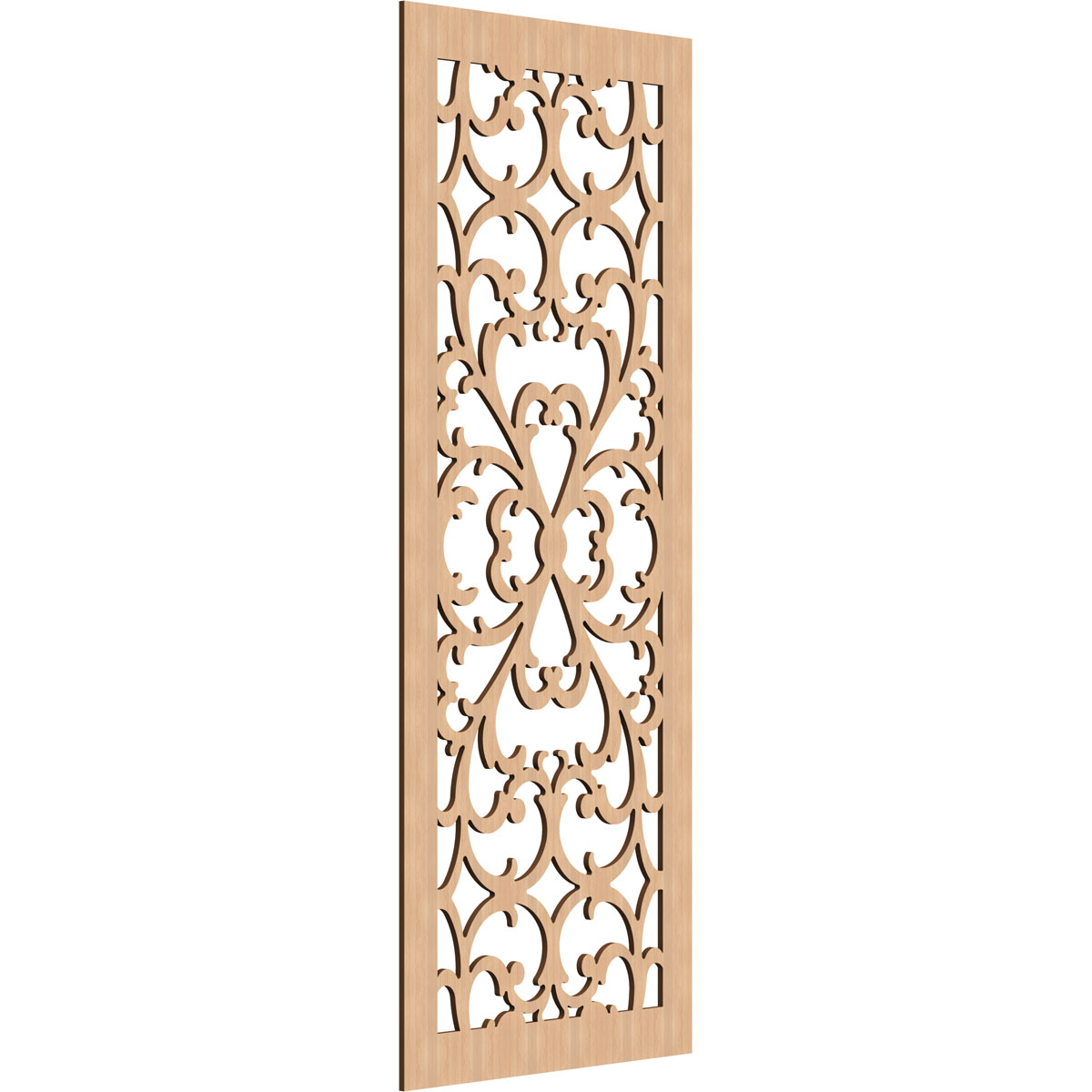 Forester Decorative Pierced Fretwork Wood Wall Panels, 21 3/8"W x 54 3/ ...
