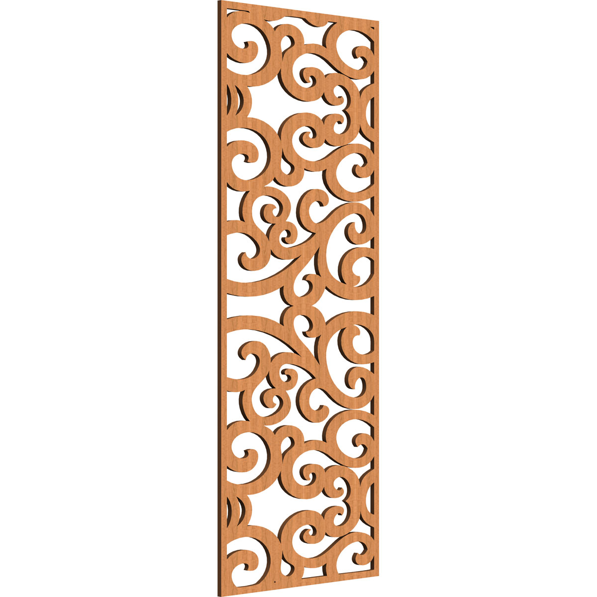 Potterville Decorative Pierced Fretwork Wood Wall Panels, 21 3/8"W x 54 ...