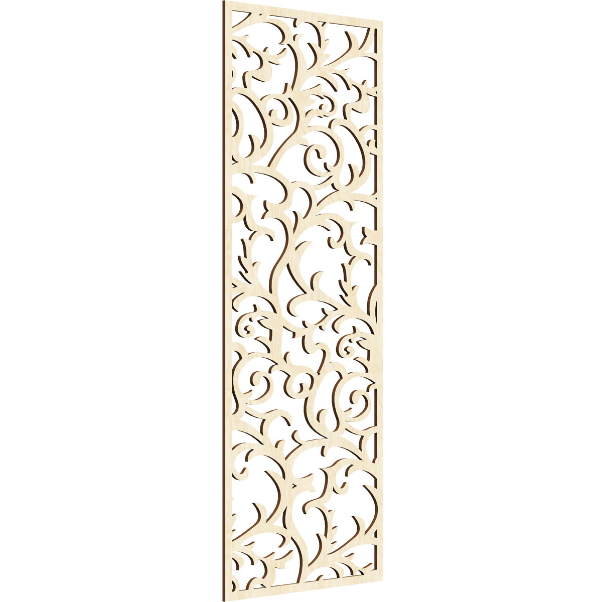 Lennon Decorative Pierced Fretwork Wood Wall Panels, 21 3/8"W x 54 3/8 ...