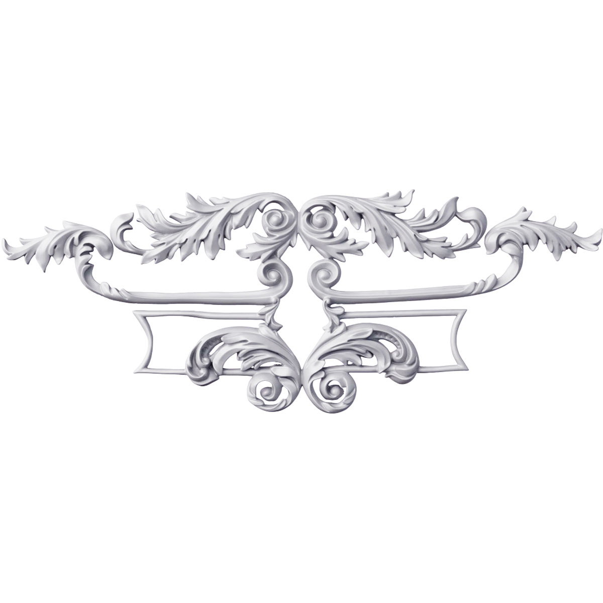Endurathane Augustine Onlay, 30 1/2"W x 11"H x 1 3/8"P, Factory Primed ...