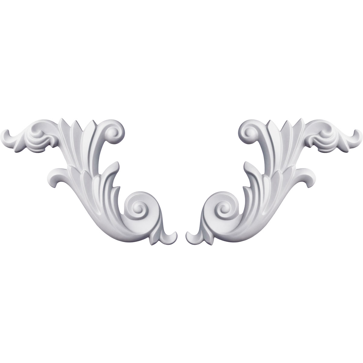 Ekena Millwork ONL15X07LO-LR 15 3/4"W x 7 1/8"H x 1"P Loera Scroll ...