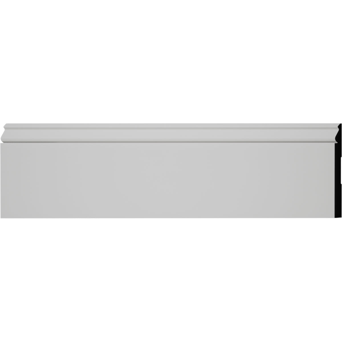 WM810 - 7 1/4"H x 9/16"P x 96"L, TrueCraft PVC Colonial Baseboard ...